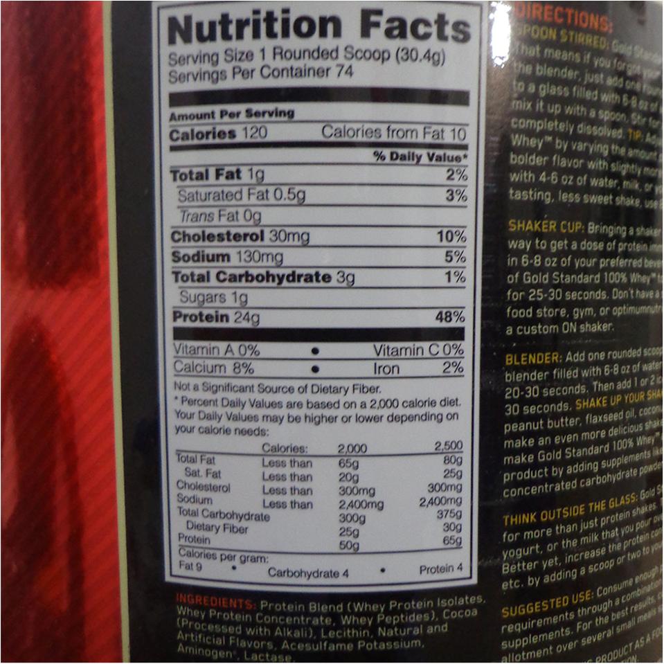 Optimum Nutrition Whey Protein 5lb Servings | Besto Blog